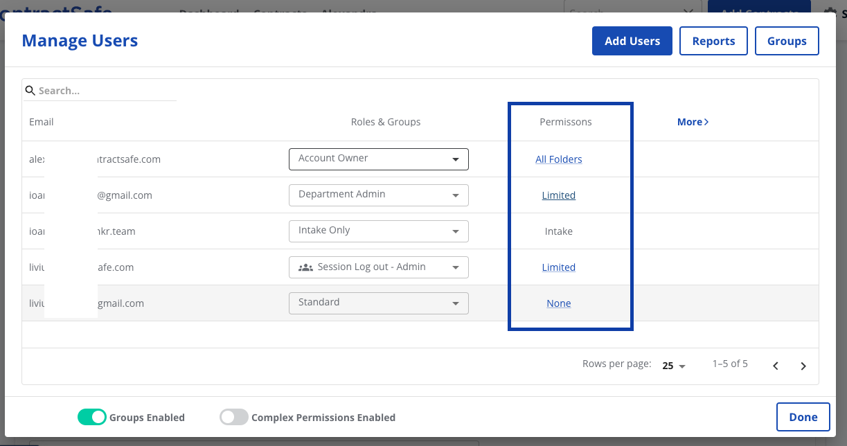 Enabling and Using Complex Permissions